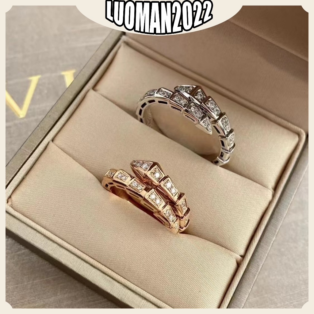 Bulgari SERPENTI Diamond Snake Ring (Couple Ring) | Shopee Philippines