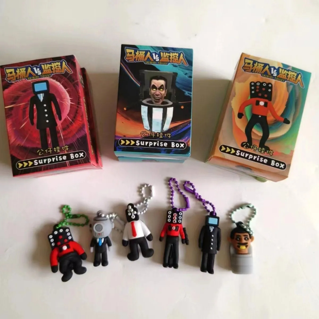 Strange building blocks, Toilet Man and Camera Man, 24 pieces ...