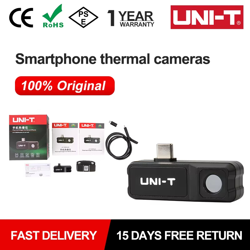 UNI-T UTi120 Mobile UTI120MS USB Infrared Thermal Imager Mobile Phones ...
