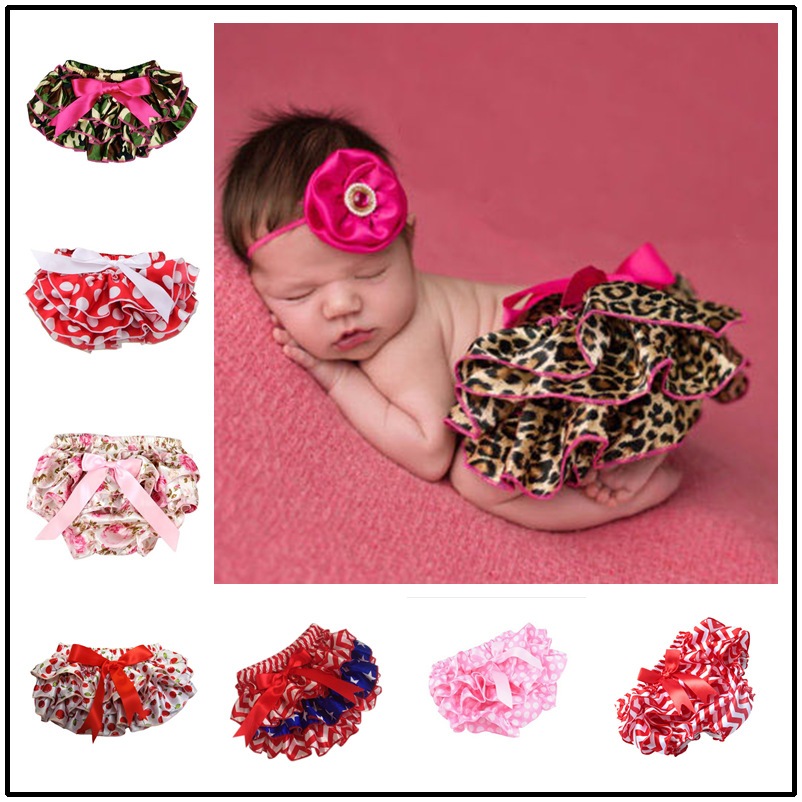 Baby Satin Ruffles Skirt Bloomers Shorts Infant PP Shorts Underwear ...