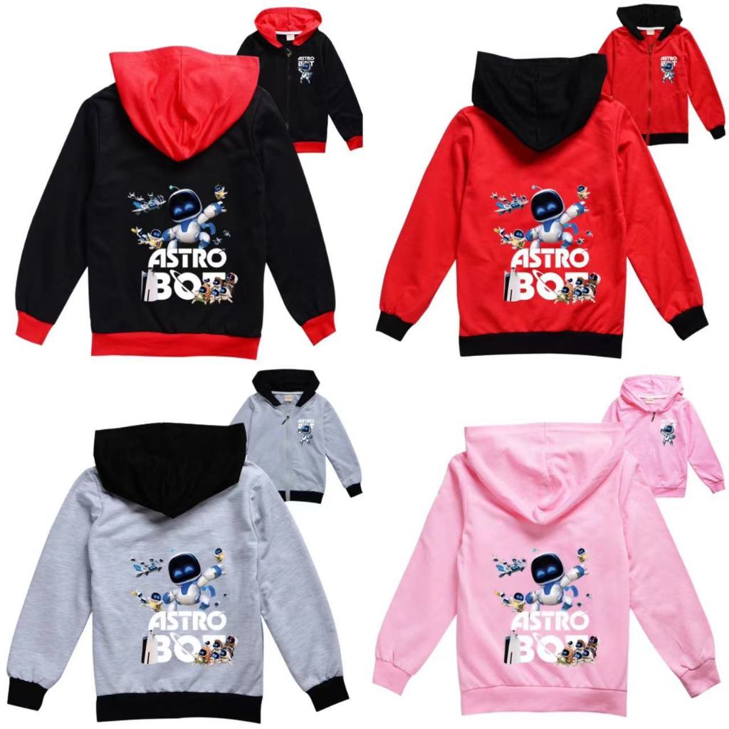 Astro bot Universe Robot Clothes Children's Jacket Long-Sleeved Jacket ...