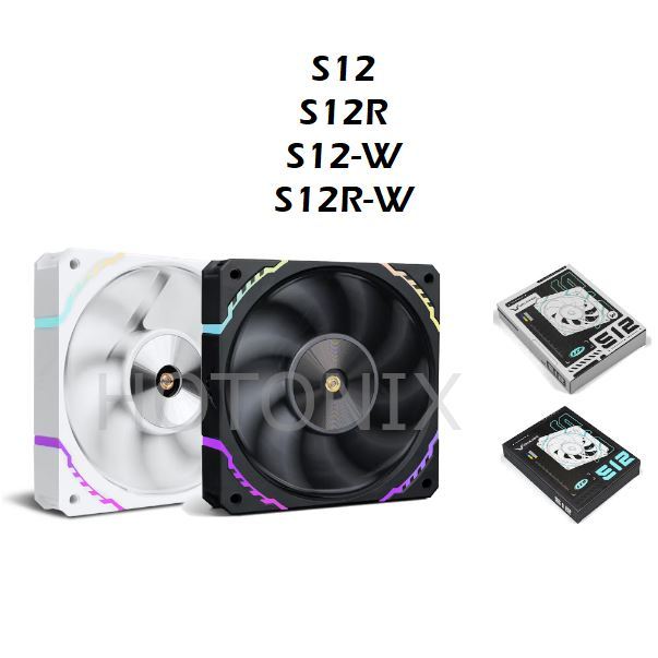 VALKYRIE S12 120mm fan PWM ARGB for PC cases and coolers | Shopee ...