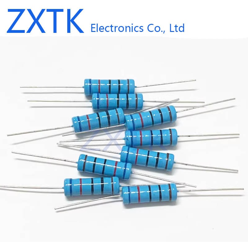 5PCS Metal film resistor 1% 5W 1K - 910K 1M - 10M 2K 3K 22K 24K 43K 47K ...