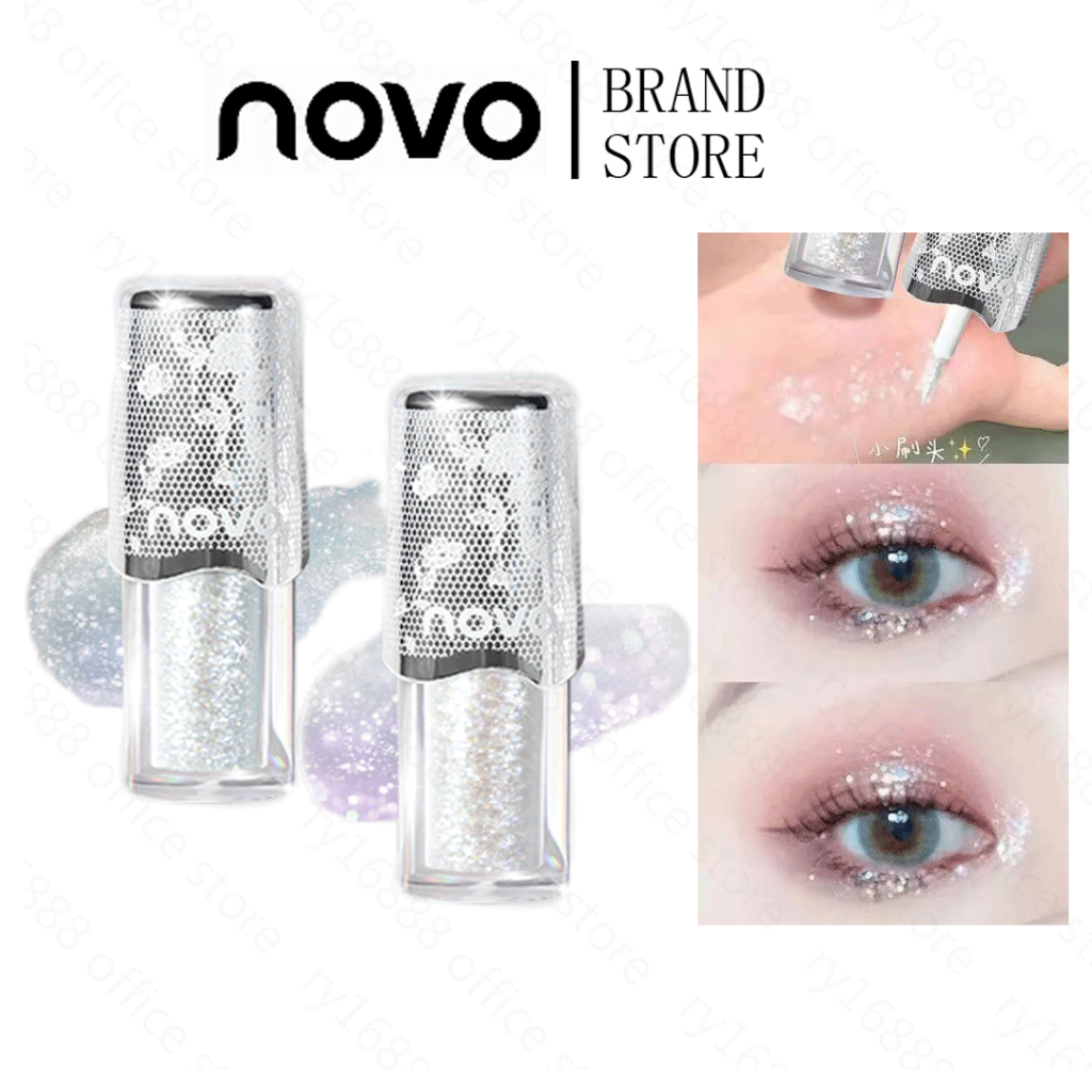 NOVO Liquid Eyeshadow 2g Glitter Sparkling Lasting Brighten ...