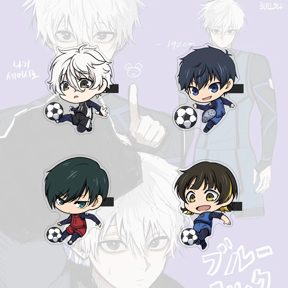 Acrylic Hair Clips Blue Lock Cute Cartoon Girl Anime Hair Pins Hair ...