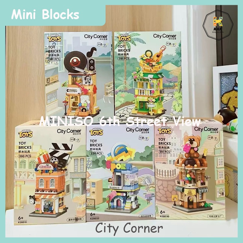 【KAK】MINISO X Keeppley City View 6th Gen Double Decker House Street ...