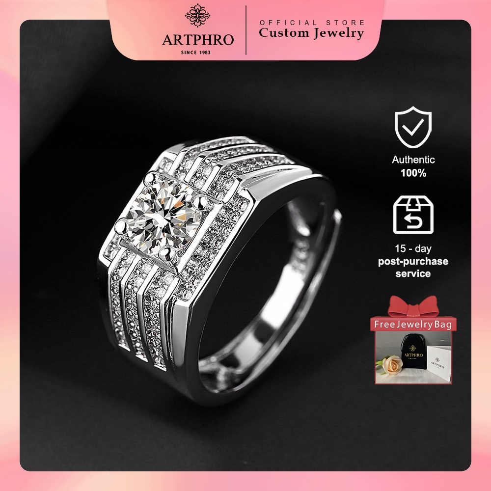 ARTPHRO Adjustable Men's Ring, Trendy and Stylish Wedding Ring for Men ...