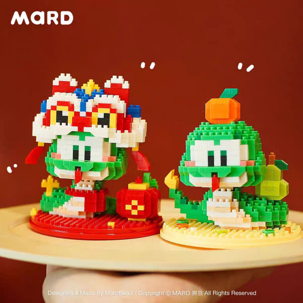 MARD original building block Snake Year Cultural Creation Fu Snake Baby ...