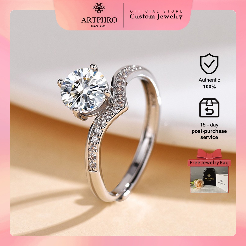 ARTPHRO V Shape Ring Accessories For Women and Men Engagement Proposal ...