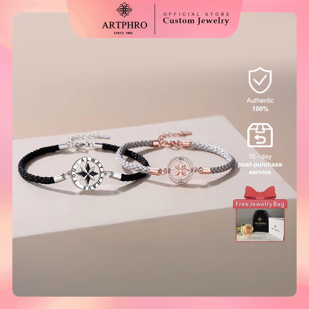 ARTPHRO Octagram sundial braided splicing bracelet for woman for man ...