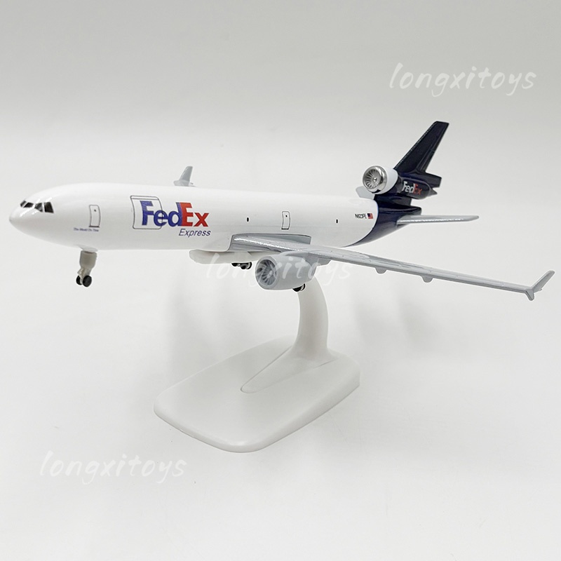 20cm Diecast Metal Plane Model Toy Fedex Express MD-11 Arilines ...