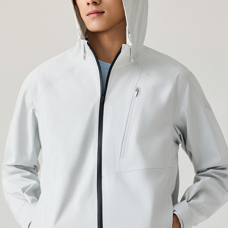 ANTA SS Men Sports Outdoor Jackets A-RAIN PROOF Wind-Proof Woven Sports ...