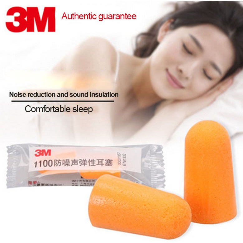 3M1100 earplugs for noise reduction, sound insulation, silent sleep, noise prevention ...