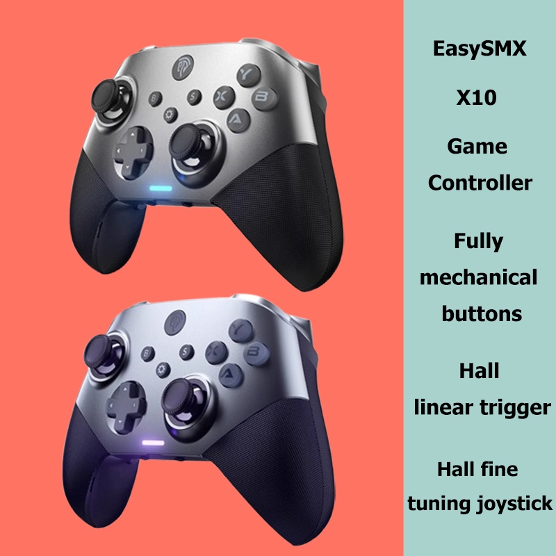 EasySMX X10 Hall Effect Controller (No Drift, No Deadzone),Wireless ...