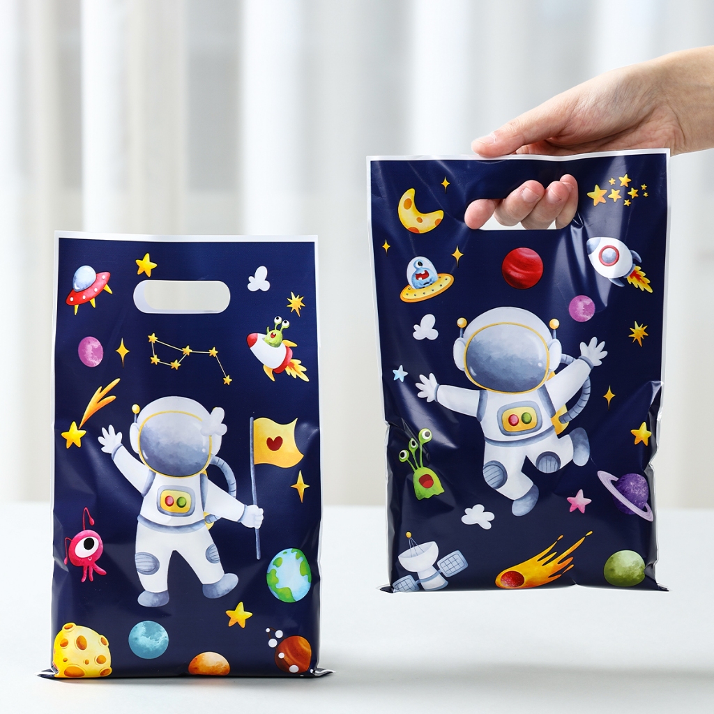 50pcs Cartoon Astronaut Pattern Lootbags Space Astronaut Gift Bags ...