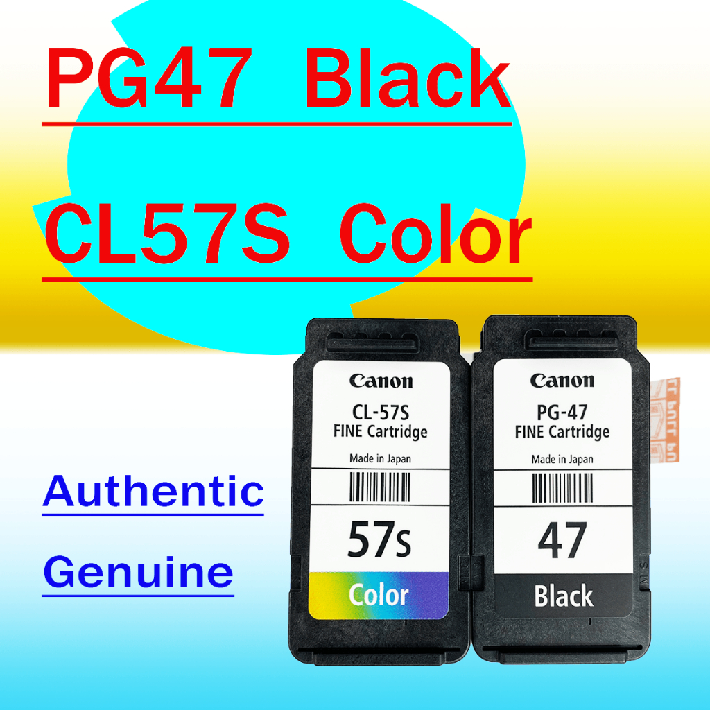 PG47 PG-47 CL-57 CL57 CL 57 Premium Original Ink Cartridge For Canon ...