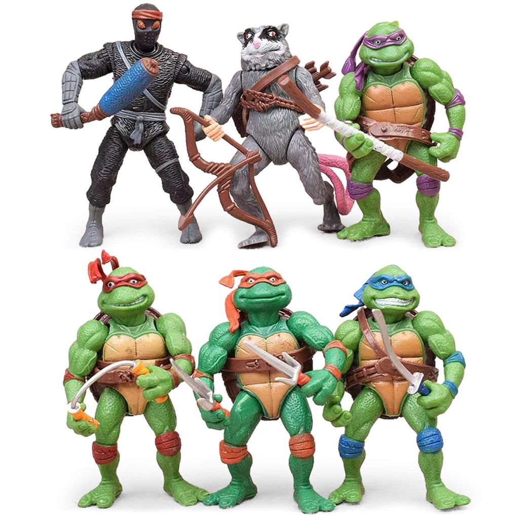 4 Models and 6 Models Ninja Turtles Movie Version Cartoon Version ...
