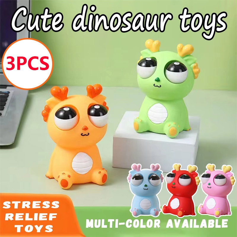 Popping Out Eyes Dragon Squeeze Toys Sensory Fidget Toys Stress Relief ...
