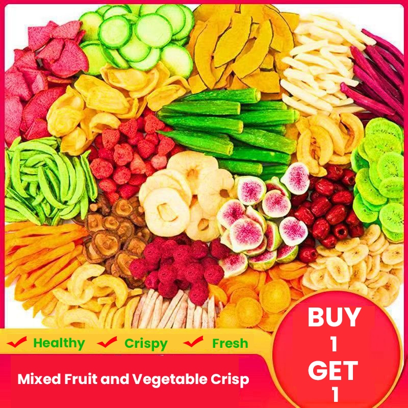 Mixed dried vegetable snacks Dried fruit and vegetable chips snacks ...