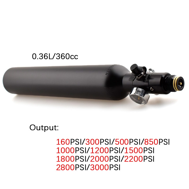 HPA Scuba M18*1.5 0.36L Air Tank Gas Cylinder Refill Filling Adapter ...