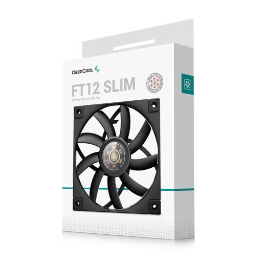 DEEPCOOL FT12 SLIM 120mm fan height 15mm for CPU coolers and PC cases ...