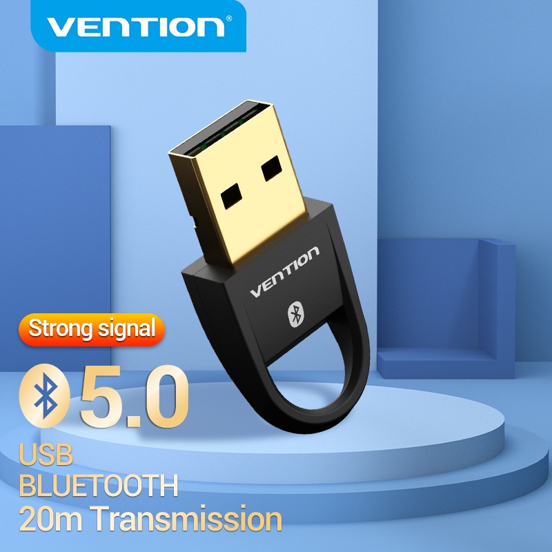 Vention USB Bluetooth-Compatible 5.0 Adapter for PC Mouse Wireless ...