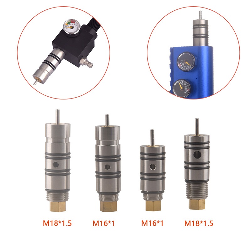 HPA M18*1.5 M16*1 PCP Z Valve Stainless Stee Column Head Paintball ...