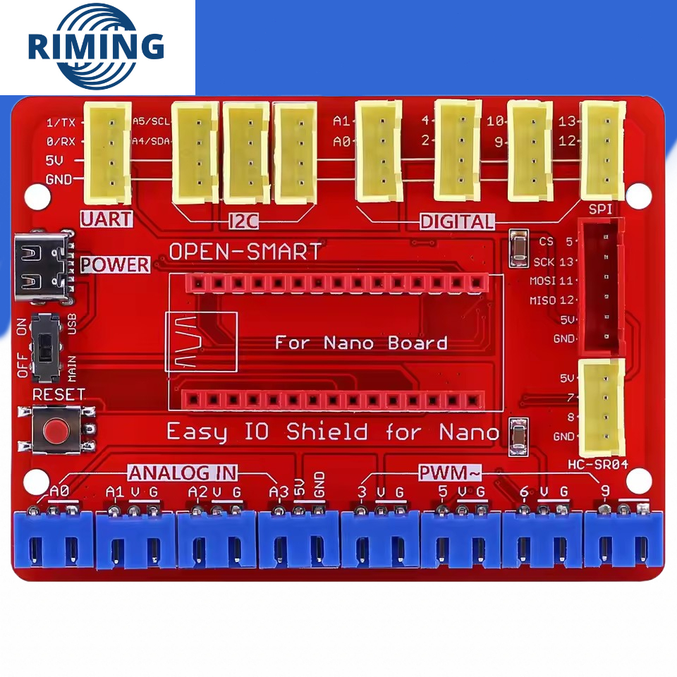 Easy IO Shield for Nano Easy-plug Colorful XH 2.54mm Socket Sensor ...