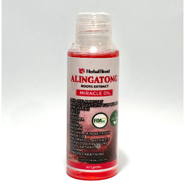 Herbal Blend Alingatong Roots Extract Miracle Oil 60ml | Shopee Philippines