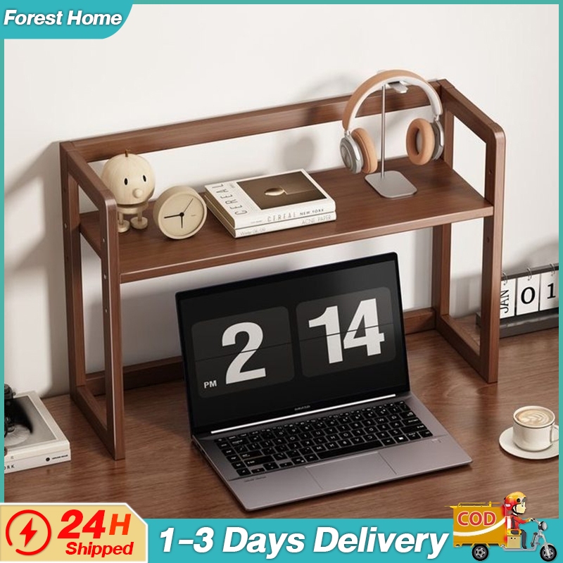 Desktop Organizer Multi-laver Bookshelf OfficeFile Computer Storage ...
