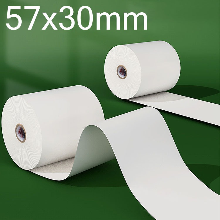 4 rolls Thermal Paper 57x30mm 57x40mm for Foodpanda Thermal Printer ...