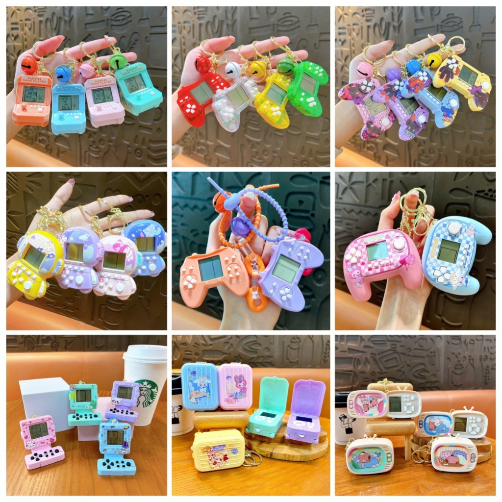 Electronic Pet Machine Digital HD Color Screen E-pet Gift Keychain ...