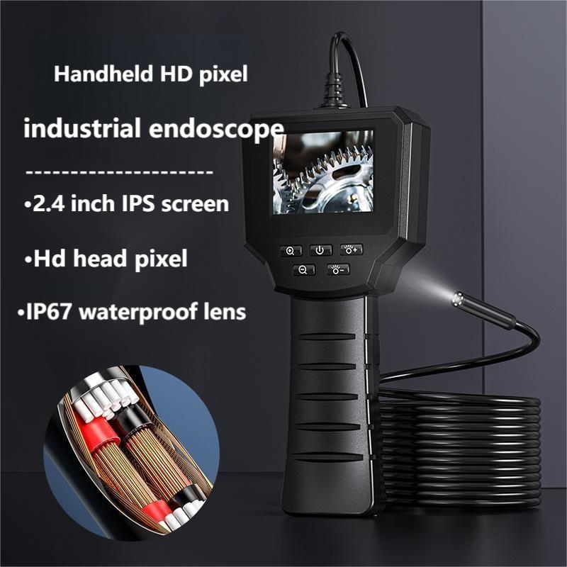 Industrial Endoscope Camera 3.2inch IPS Screen IP67 Waterproof HD1080P ...