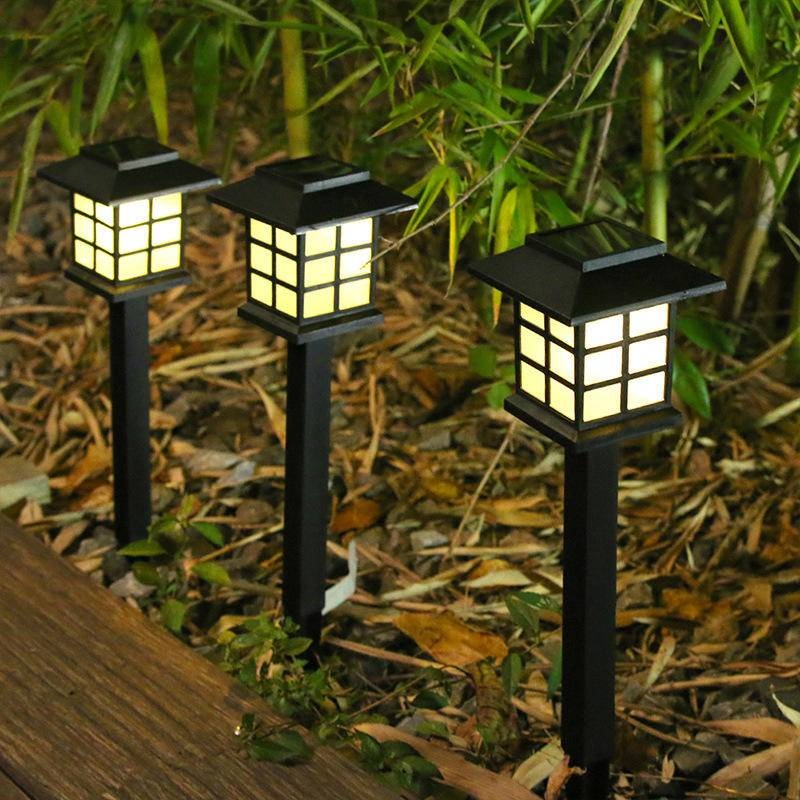 Mini Solar Lamp Outdoor Landscape Lawn Lighting Fixtures Small House ...
