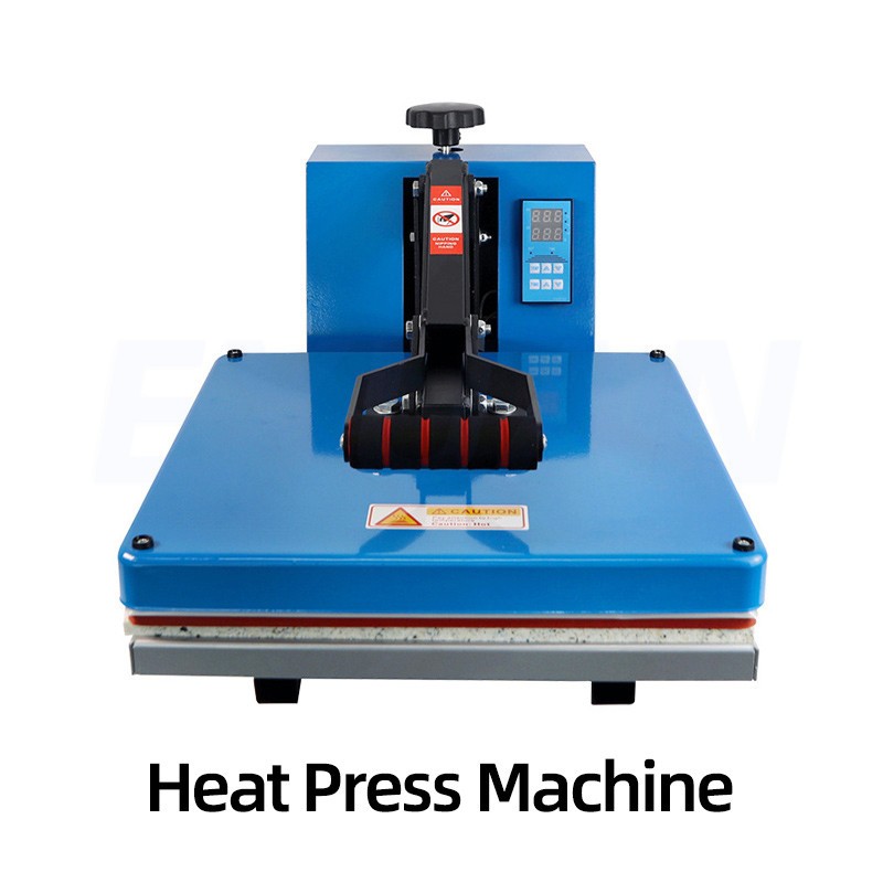 DIY Label Printing Heat Transfer Press 38*38 Flatbed Clothes Logo Hot Stamping Machine Mini ...