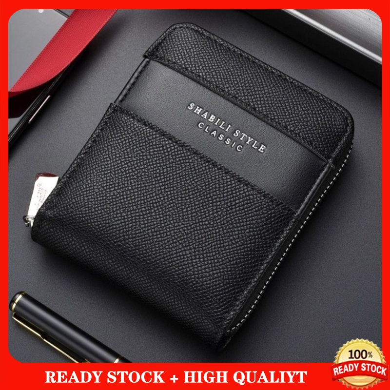 Fashionable Retro Large Capacity Chain Short Wallet for Men | Shopee ...