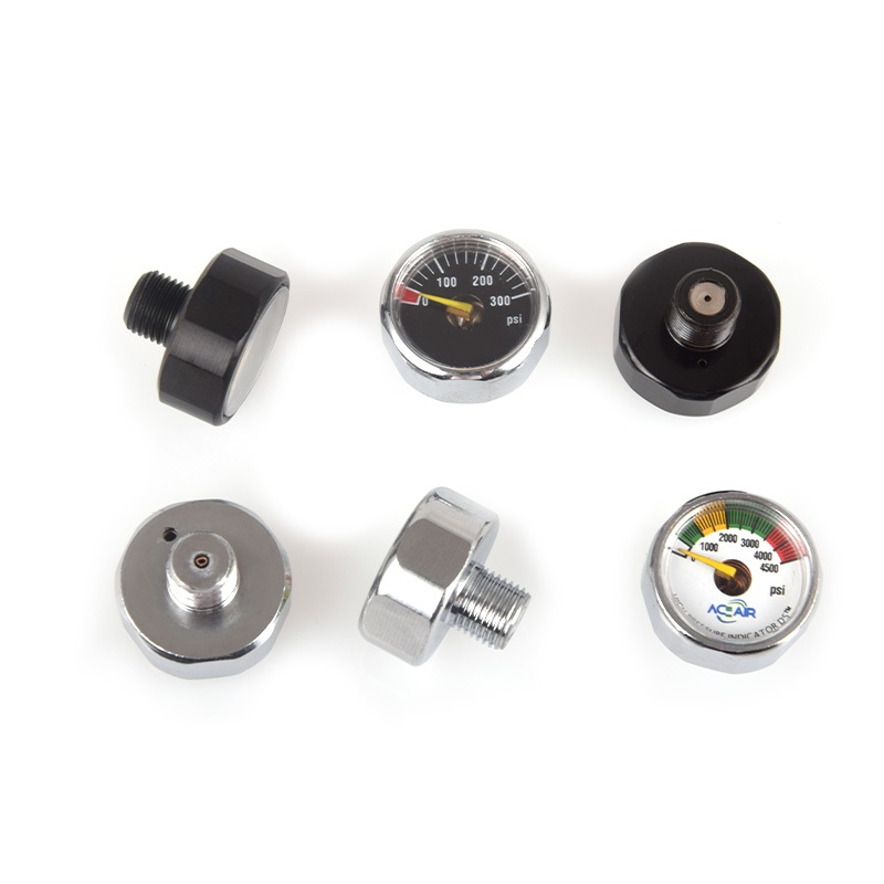 HPA Scuba M10 M8 1/8BSPP 1/8NPT PCP Pressure Gauge For Paintball ...