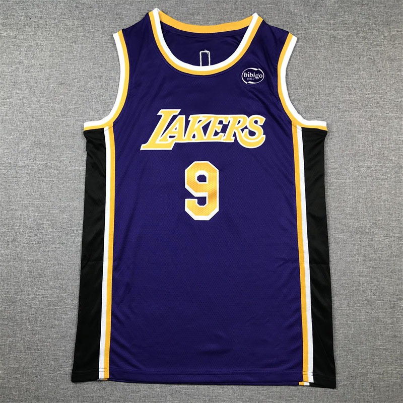 Men 2025 Mens Los Angeles Lakers #9 Bronny White/Yellow/Purple Swingman ...