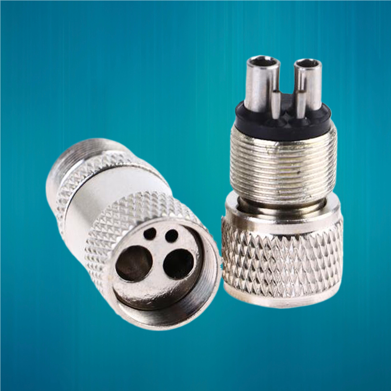 Dental High Speed Turbine Handpiece Air Turbine Adapter 4 Hole to 2 ...
