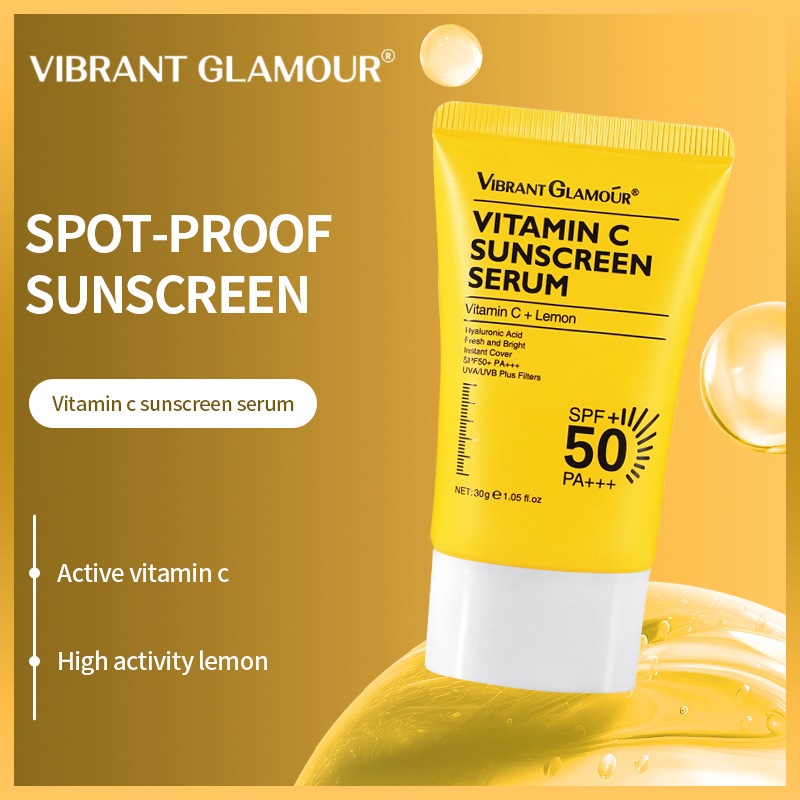 Vitamin C Sunscreen SPF50+Waterproof Isolation Ultraviolet P ...