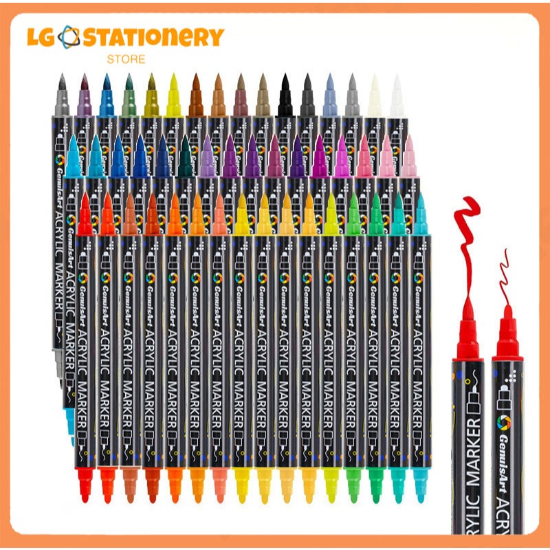 Acrylic Marker Pen Set Colored Pen Coloring Set Highlighter Pen Color ...
