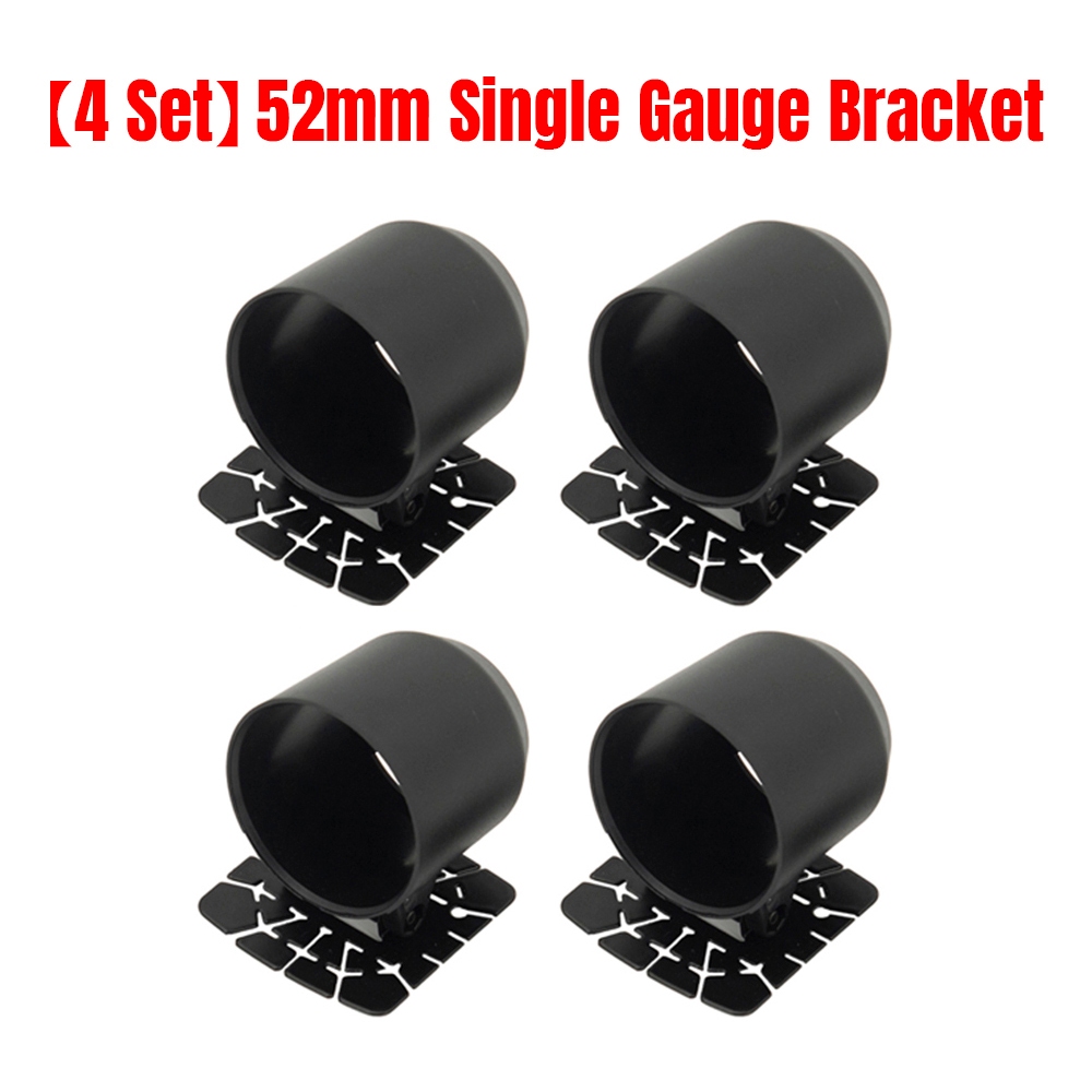【4 Set】Universal 52mm Single Gauge Pod Car Swivel Mount Holder 2Inch ...