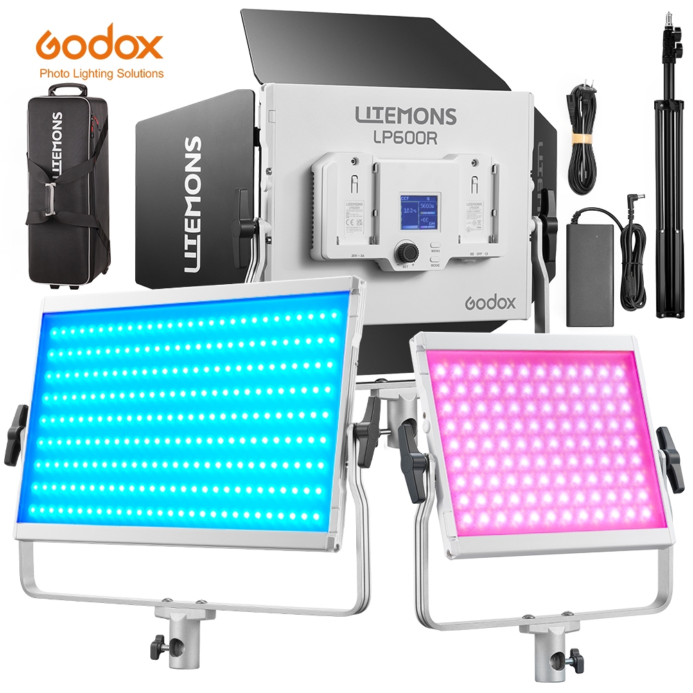 Godox LITEMONS LP400R/Bi LP600R/Bi LED Light Panel 2 Version Available ...
