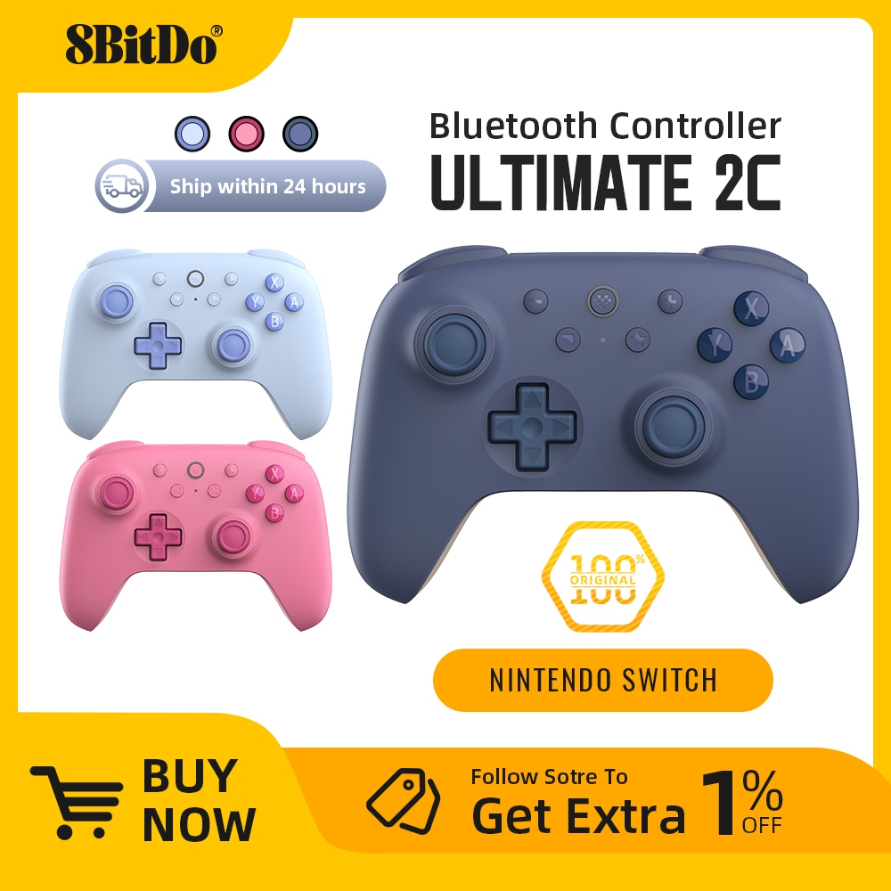 8BitDo Ultimate 2C Bluetooth controller wireless joystick with Hall ...