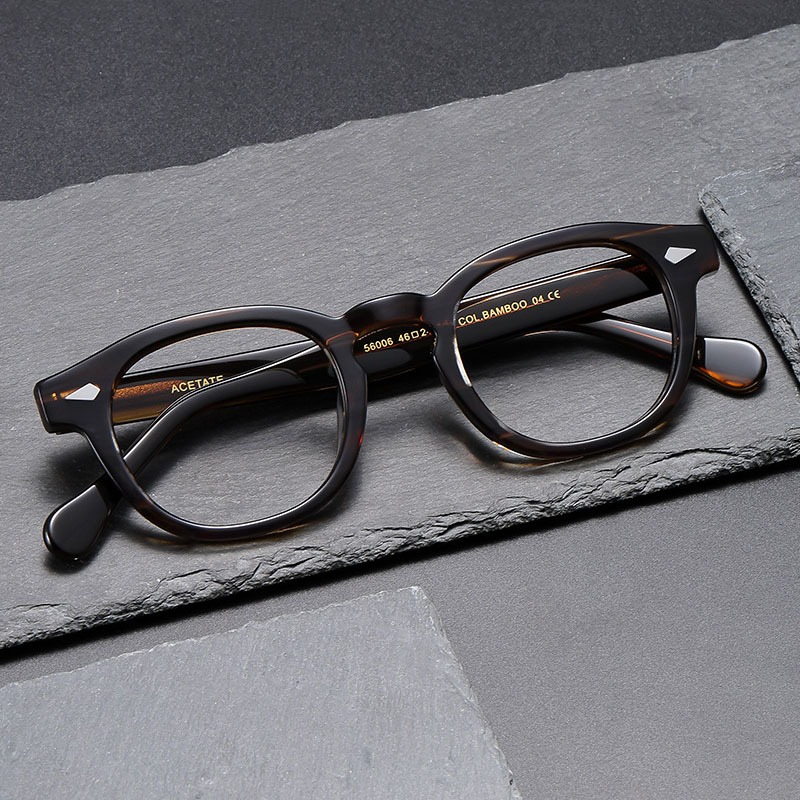 Classic 45CM Plate Small Frame Eyeglasses Unisex Retro Acetate Frames ...