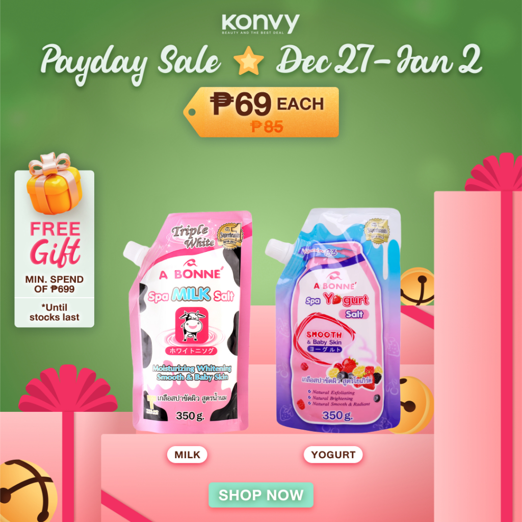 Abonne Moisturizing Silky Salt Scrub 350g | Shopee Philippines