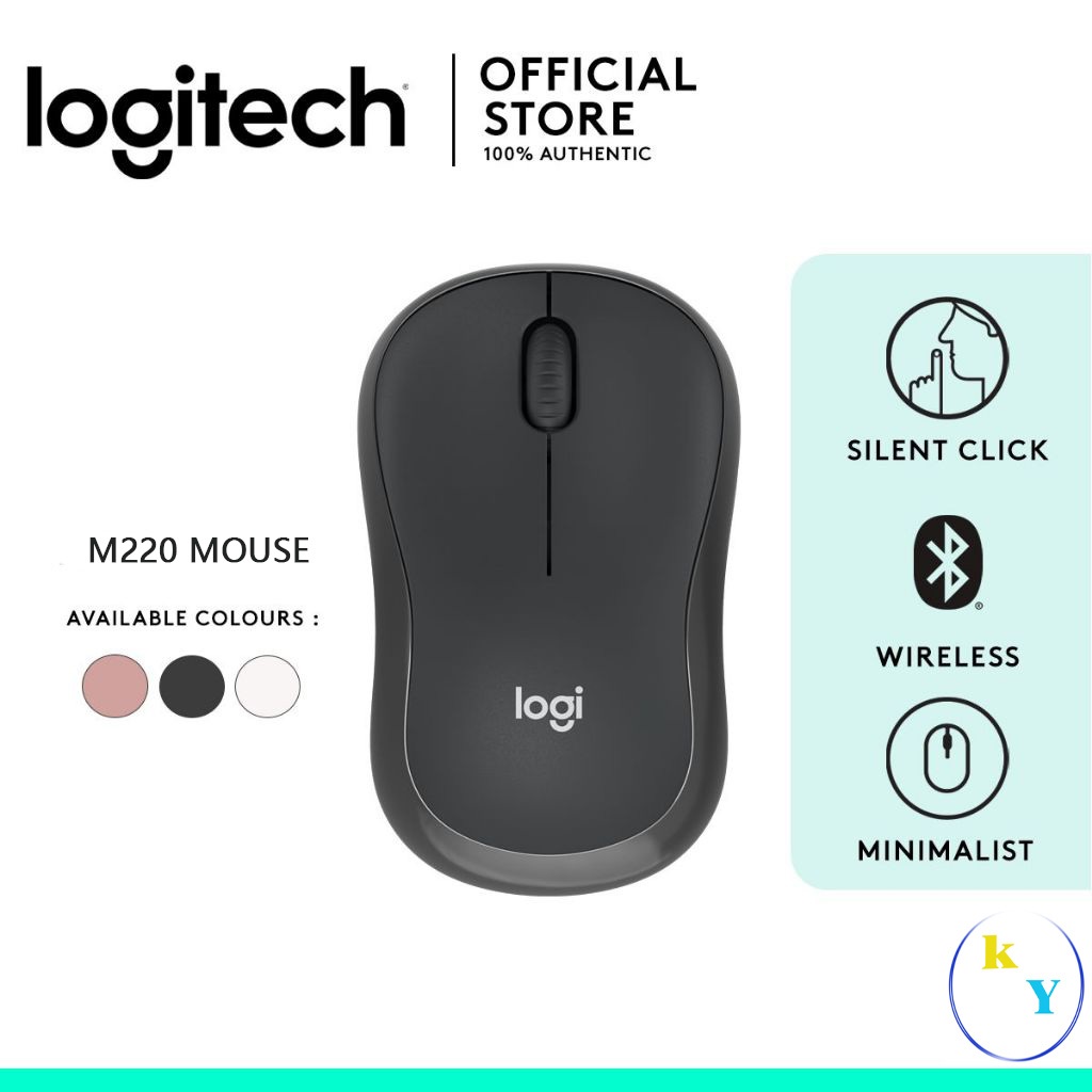 Logitech M220 Silent Reliable Bluetooth Wireless Mouse | Shopee Philippines