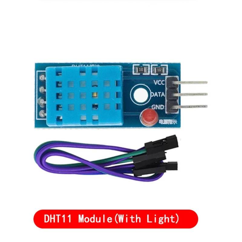 DHT11 Temperature and Humidity Module Wholesale with Adapter Board Single Bus Output Digital ...