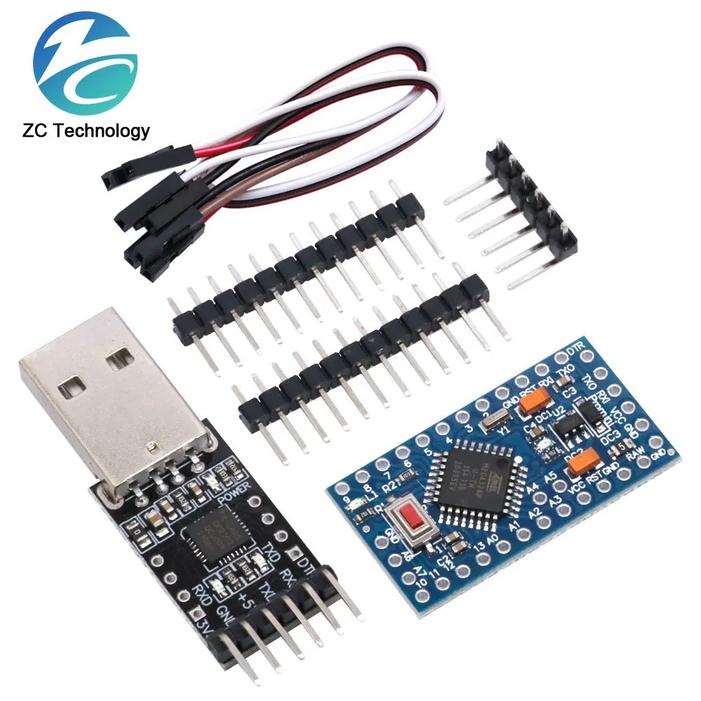 1PCS 6pin CP2102 USB 2.0 to TTL UART Module + 1PCS Pro Mini Module ...