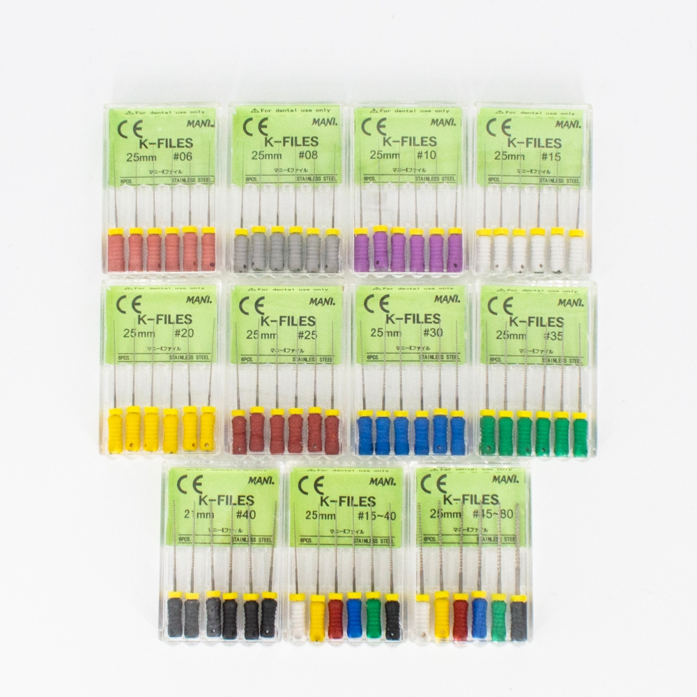1 Pack Dental Endo Root K-File Hand Use Files Endodontic Instruments ...